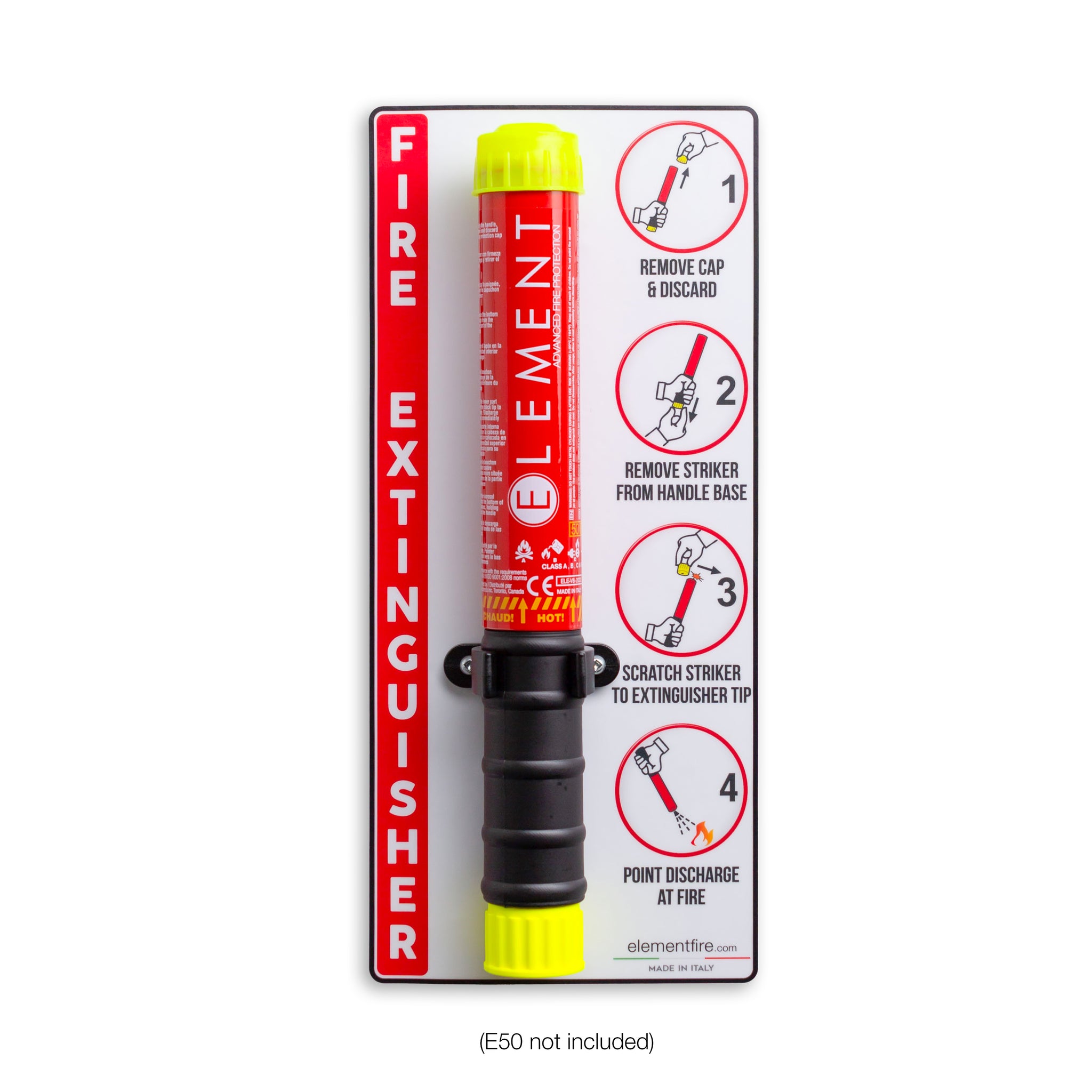 Fire Extinguisher Wall Mount Decal – Element Fire Extinguishers